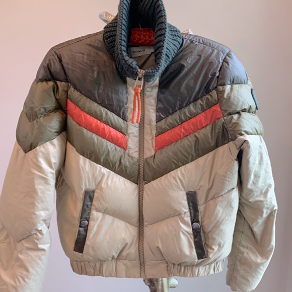 Coach | Jackets & Coats | Coach Goose Down Puffer Ski Quilted Jacket ...